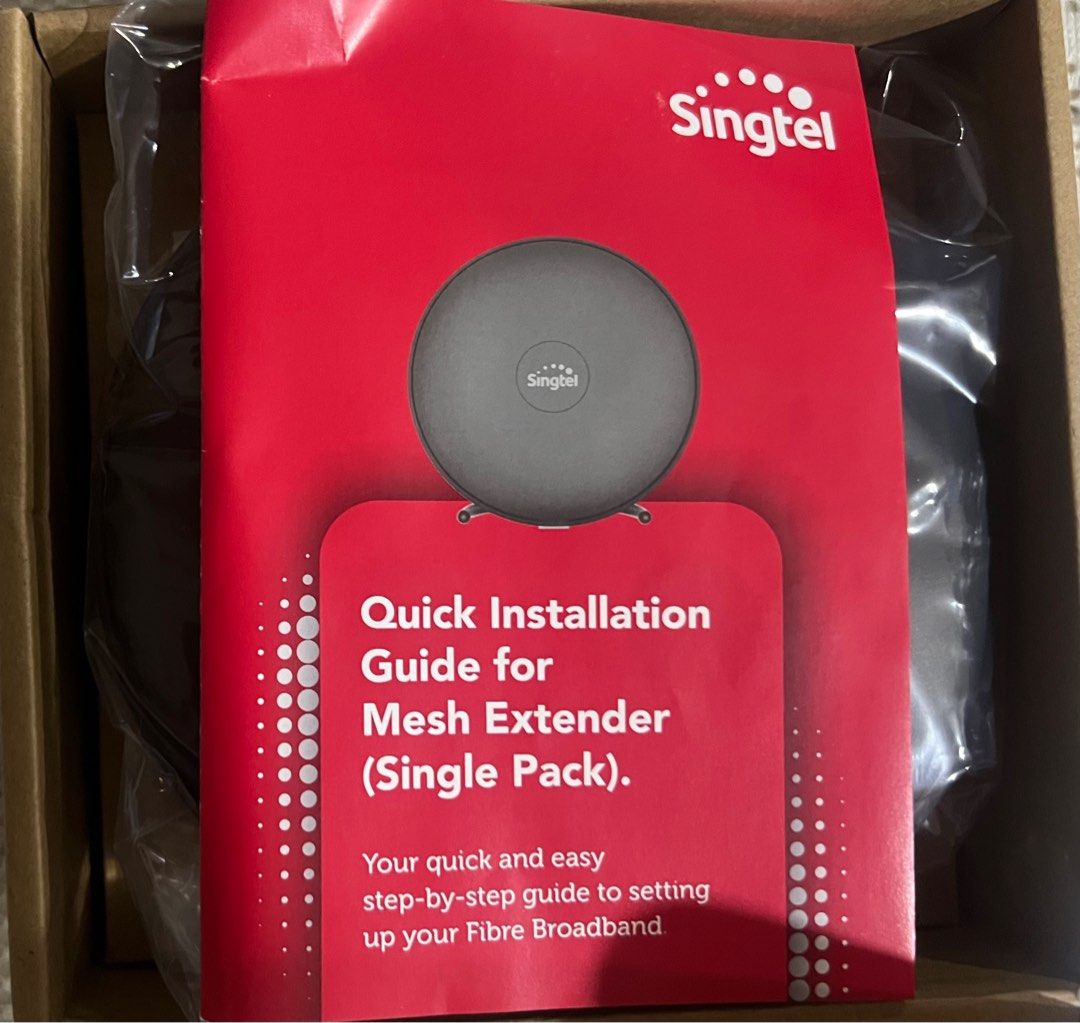 SingTel Wifi Mesh Extender (single pack), Computers & Tech, Parts ...