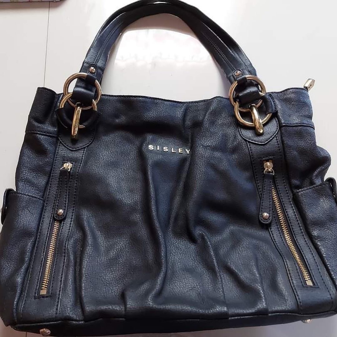 Sisley Black Shoulder Bag, Women's Fashion, Bags & Wallets, Shoulder ...