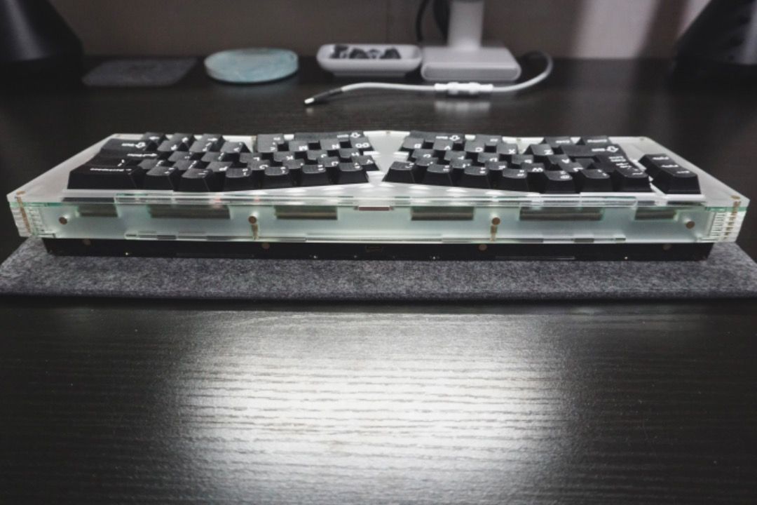 Stacked Acrylic Spring Gasket Mounted Custom Mechanical Keyboard ...