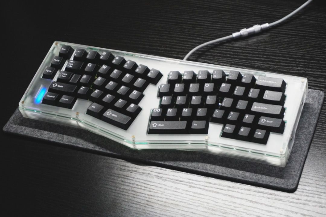 Stacked Acrylic Spring Gasket Mounted Custom Mechanical Keyboard ...