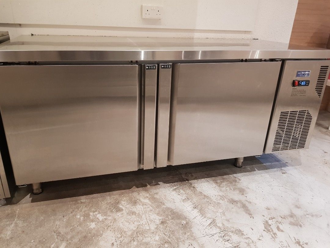 Stainless steel counter freezer, TV & Home Appliances, Kitchen ...