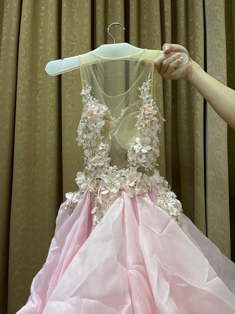 Stella Shen prewedding dress pink, Women's Fashion, Women's Clothes ... Stella Shen prewedding dress pink, Women's Fashion, Women's Clothes ...