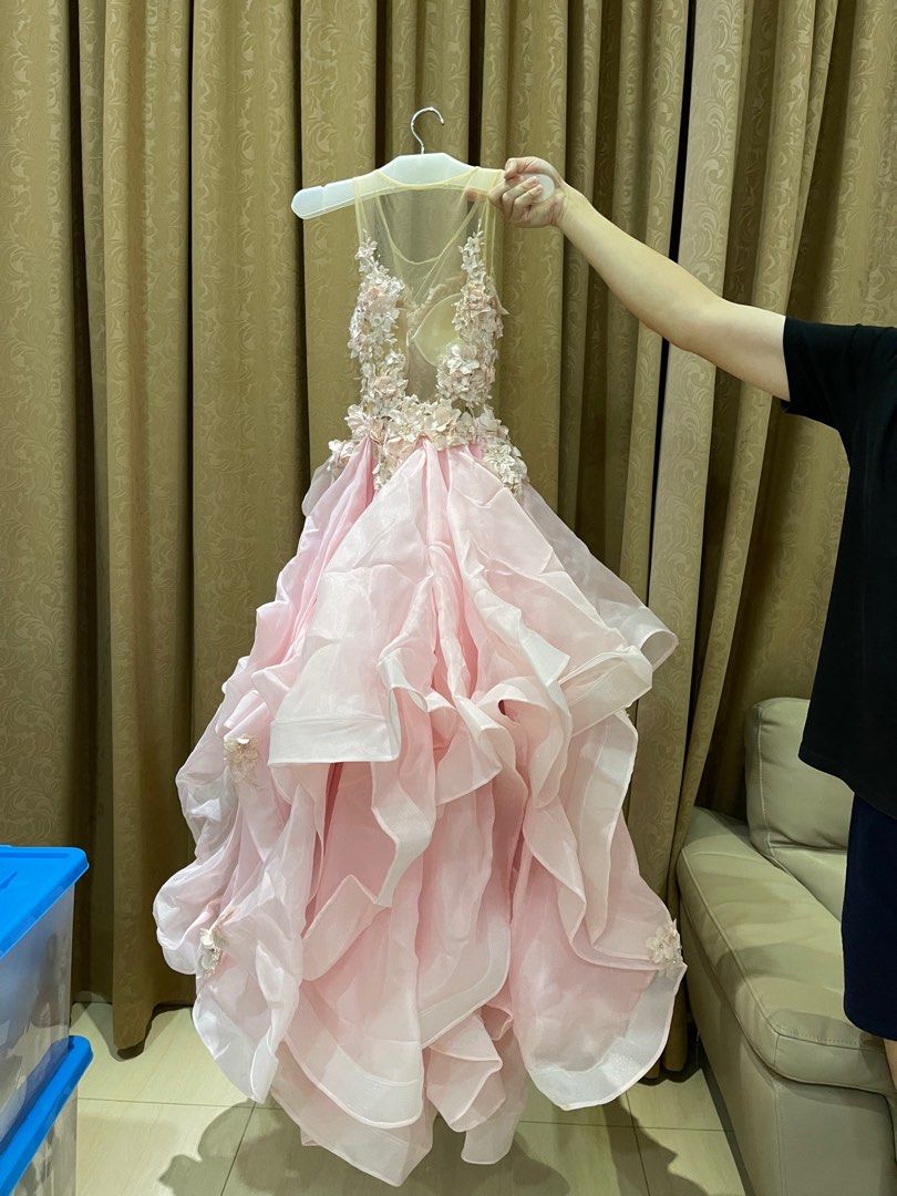 Stella Shen prewedding dress pink, Women's Fashion, Women's Clothes ... Stella Shen prewedding dress pink, Women's Fashion, Women's Clothes ...