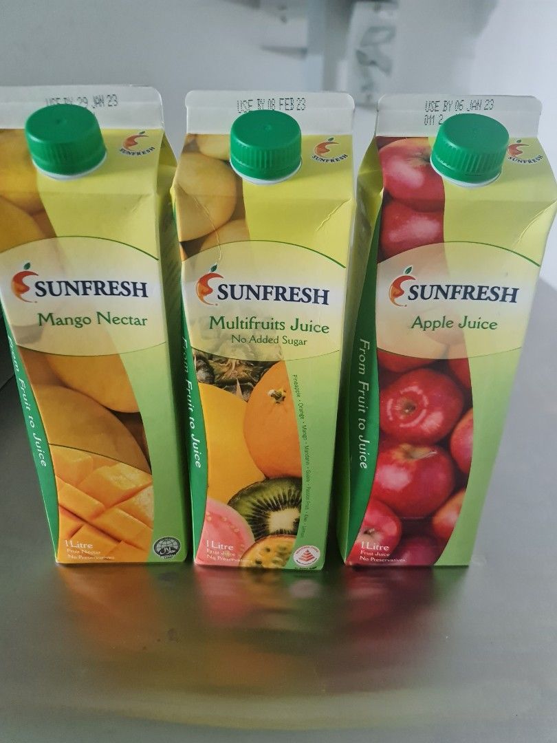 Sunfresh Juice, Food & Drinks, Beverages on Carousell