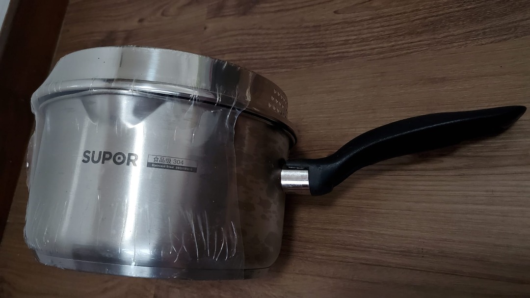 SUPOR SUS304 Stainless Steel Pot 18cm, Furniture & Home Living ...