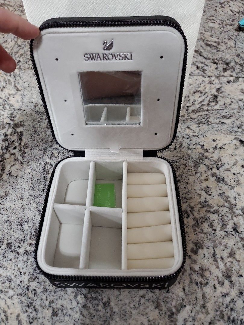 Swarovski jewellery pouch/ box, Women's Fashion, Jewelry & Organisers ...