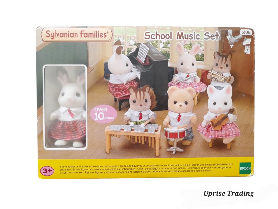 Sylvanian Families toy School Music Set Bundle collectible, Hobbies ...