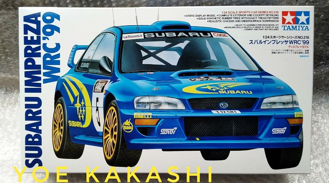 Tamiya Subaru Impreza WRC 99, Hobbies & Toys, Toys & Games on Carousell