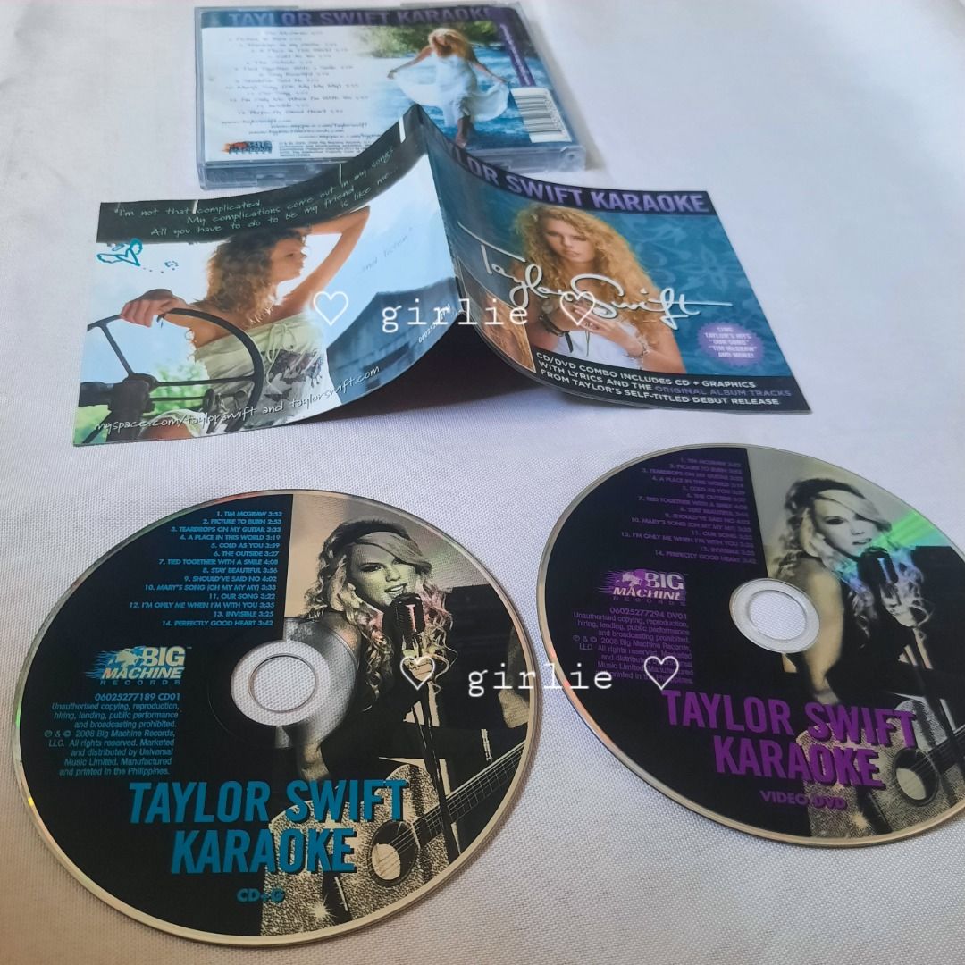 TAYLOR SWIFT - Taylor Swift, Self-Titled Debut (Standard) "Karaoke ...