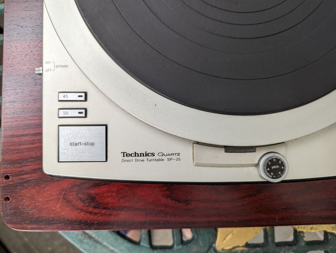 Technics SP25 Direct Drive Turntable (with original SH15B1 Base), Audio, Other Audio Equipment ...