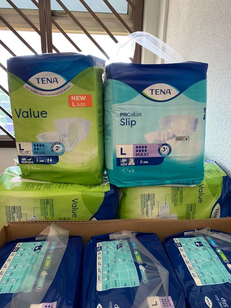 Tena Adult Diapers L size, Beauty & Personal Care, Sanitary Hygiene on ...
