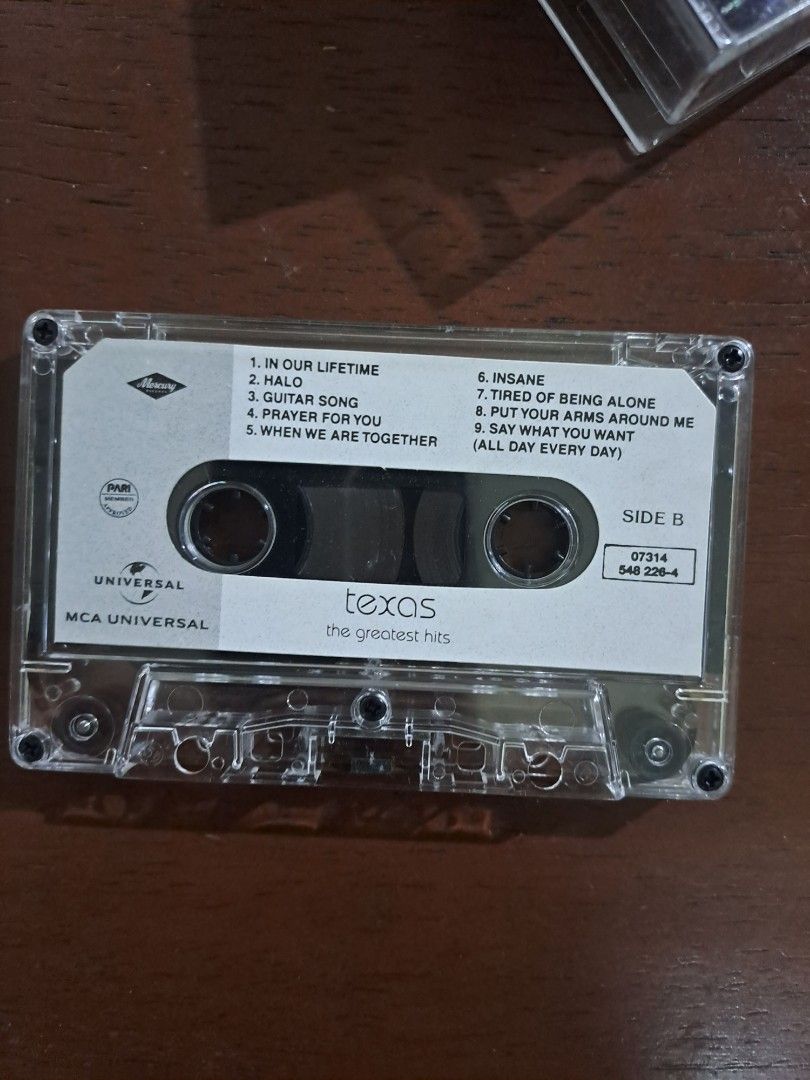 TEXAS: Greatest hits cassette, Hobbies & Toys, Memorabilia ...