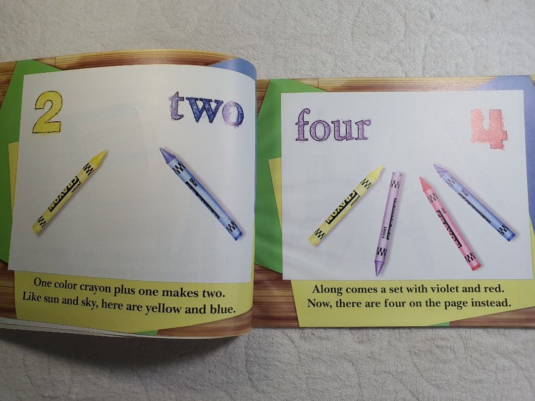 The Crayon Counting Book, Hobbies & Toys, Books & Magazines, Children's ...