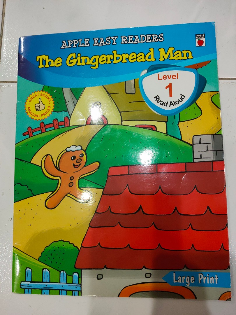The Gingerbread Man - Level 1 for beginner reader, Hobbies & Toys ...