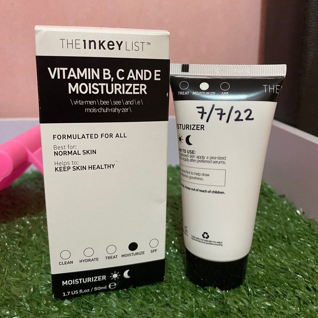 The Inkey List Vit B, C and E Moisturizer, Beauty & Personal Care, Face ...