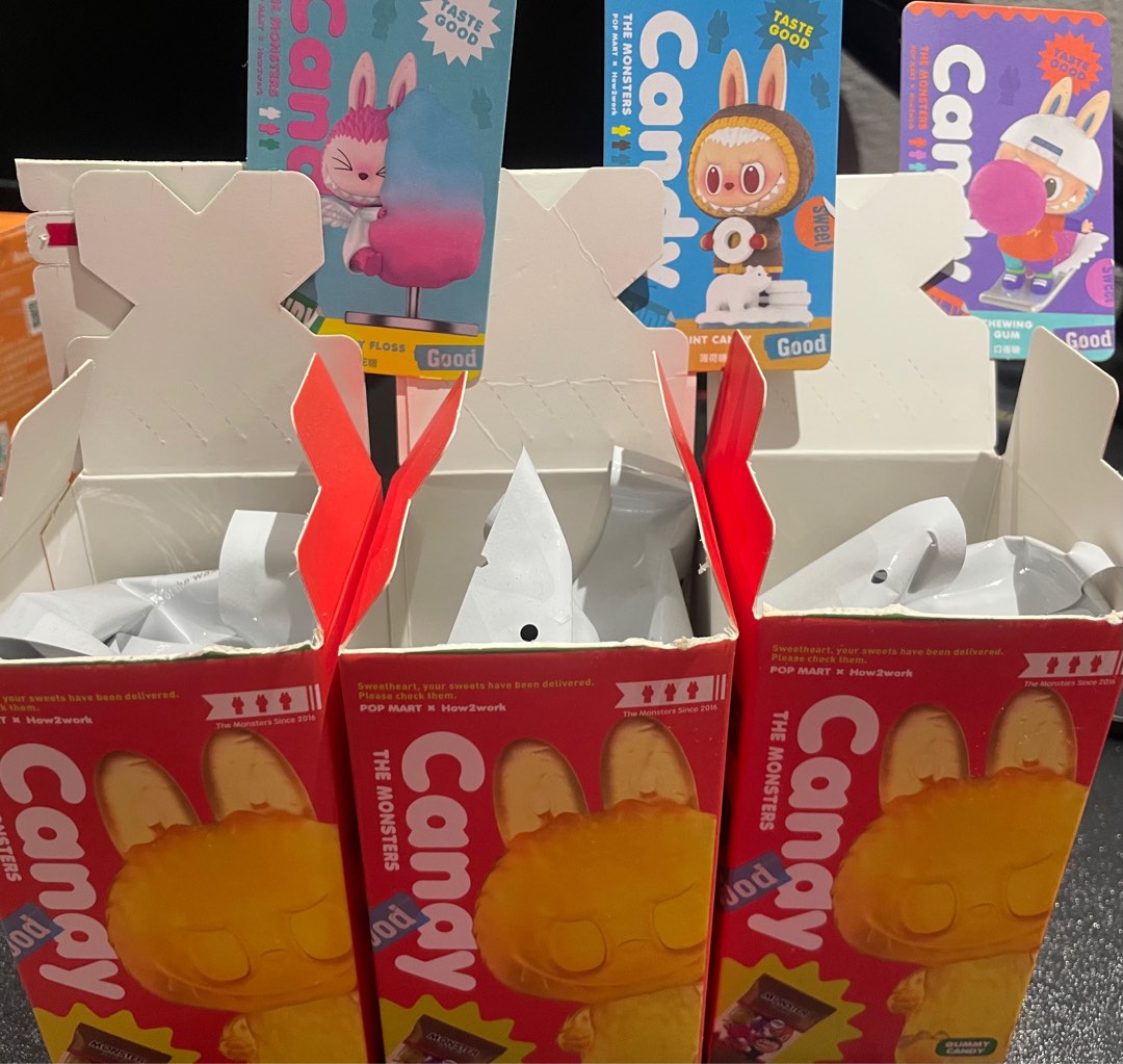 The Monsters Labubu Candy Series - Set of 3 pcs, Hobbies & Toys, Toys ...