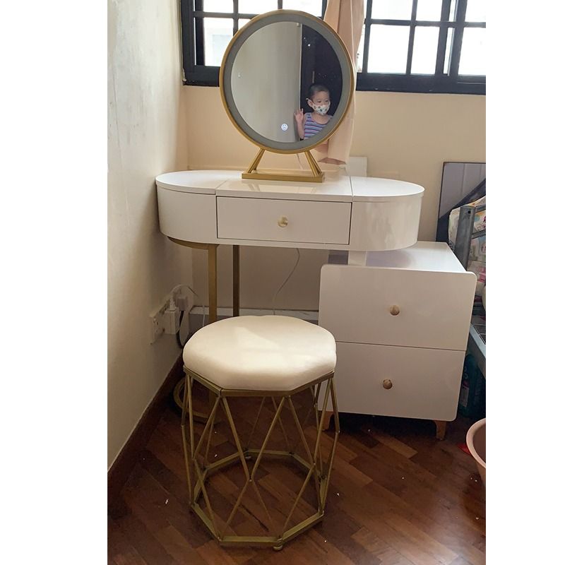 Toilet Table,80CM Dressing Table ,COD,White, Furniture & Home Living ...