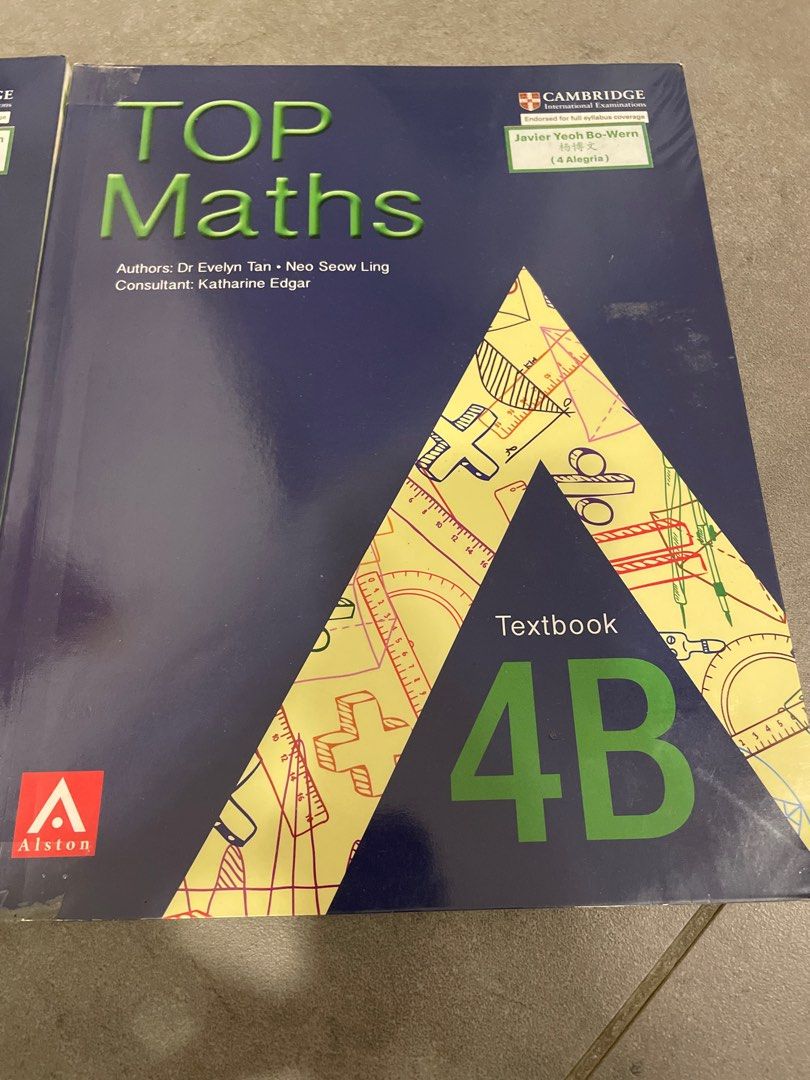Top maths 4A & 4B, Hobbies & Toys, Books & Magazines, Textbooks on Carousell