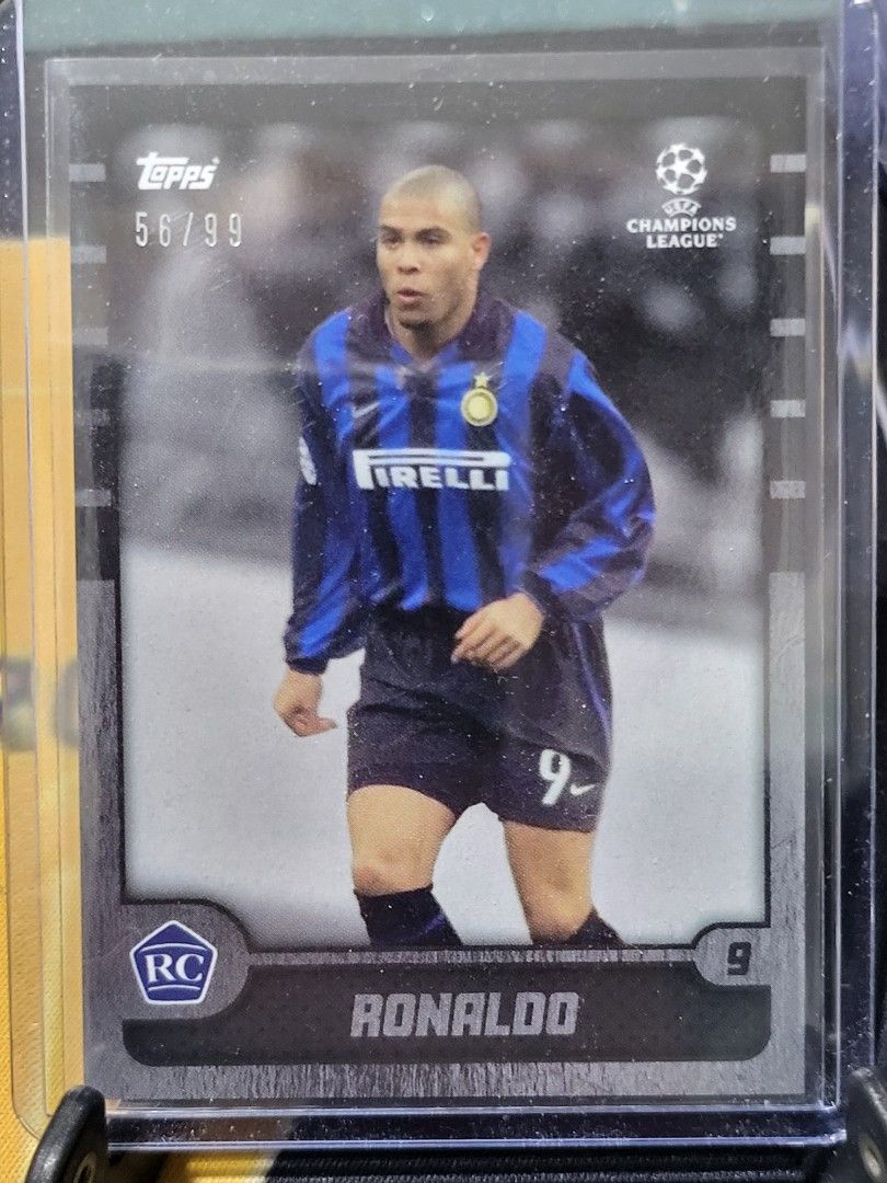 Topps The Lost Rookie soccer Ronaldo R9. Inter numbered 99, 興趣及遊戲, 收藏品及 ...