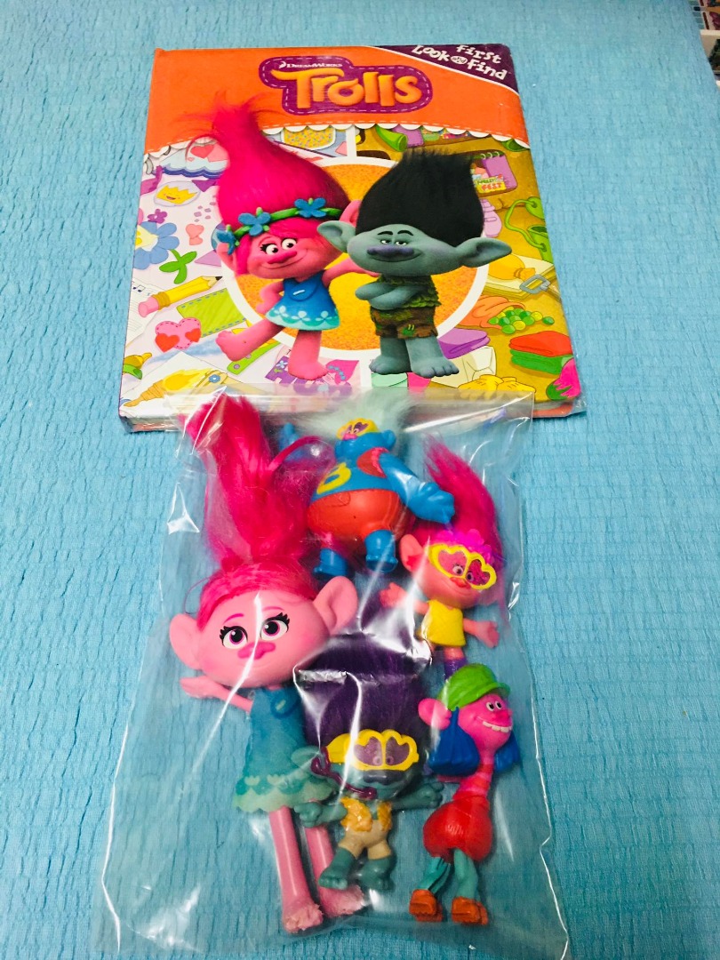 Trolls Bundle - Look and Find Book with Troll Toys, Hobbies & Toys ...