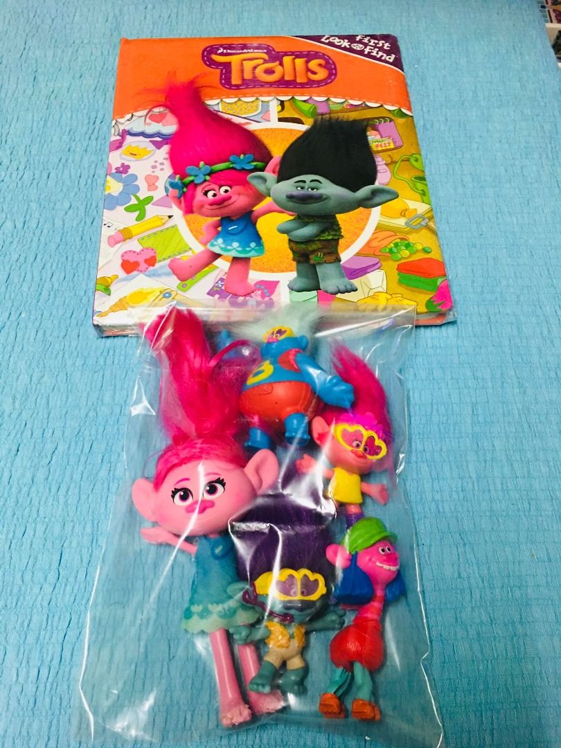 Trolls Bundle - Look and Find Book with Troll Toys, Hobbies & Toys ...