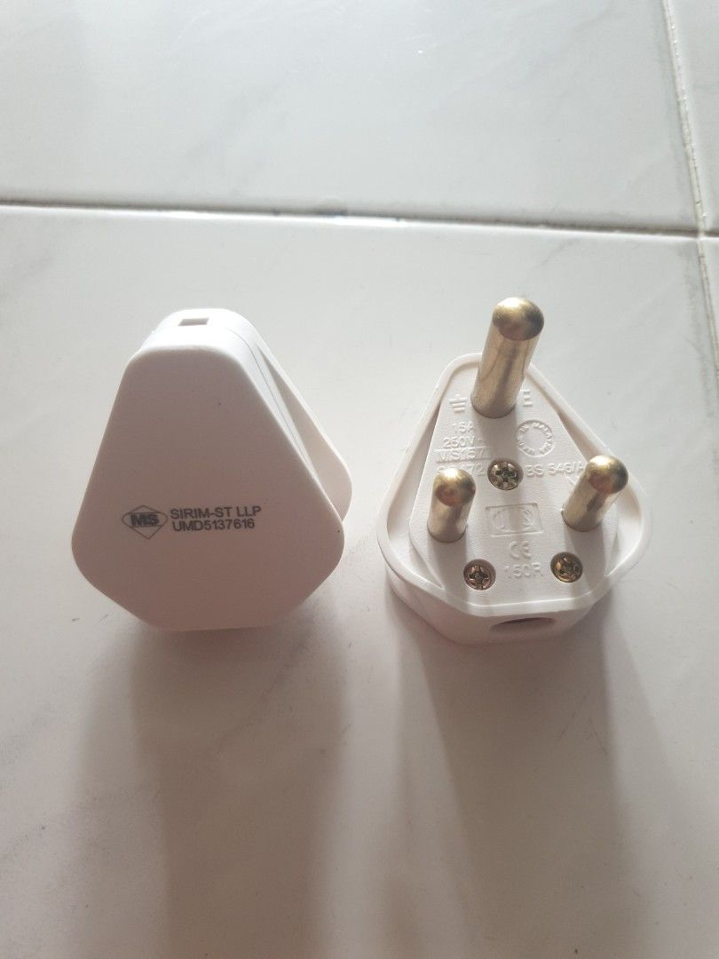 UMS 15A Plug Top [SIRIM APPROVED], TV & Home Appliances, Electrical, Adaptors & Sockets on Carousell