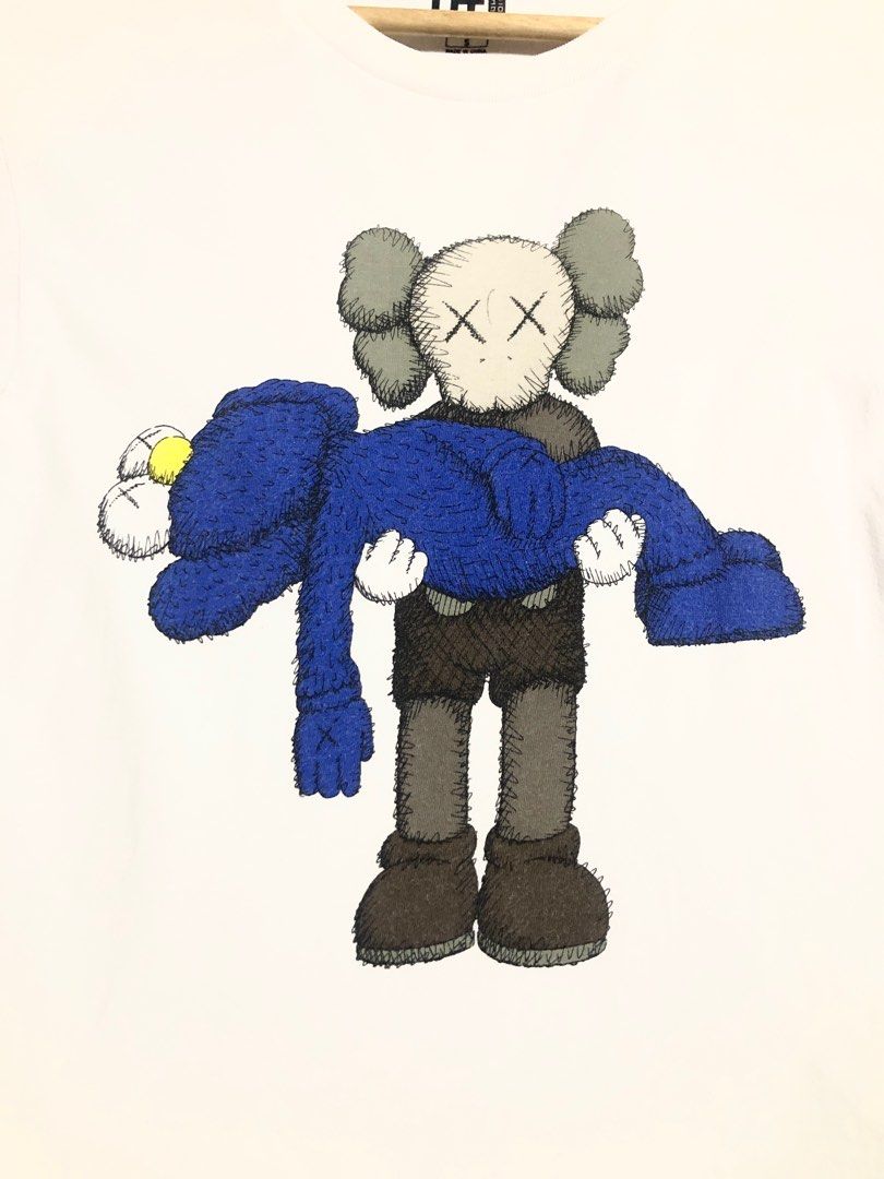 UNIQLO x KAWS SINGLE STITCH SHIRT, Men's Fashion, Tops & Sets, Tshirts ...