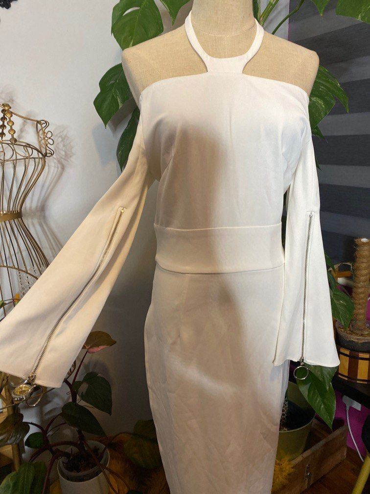 Unique white dress, Women's Fashion, Dresses & Sets, Dresses on Carousell