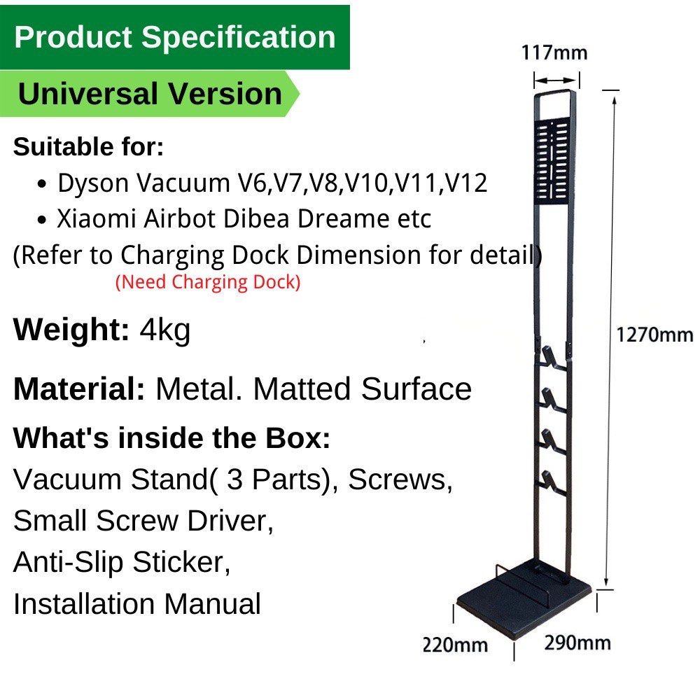Universal vacuum stand, Furniture & Home Living, Home Improvement ...