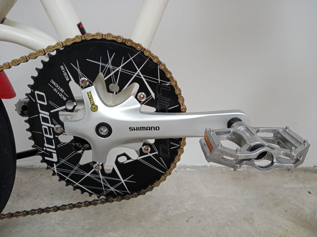 Upgraded Shimano 10-speed SG50 folding bike with Litepro Plus 406 ...