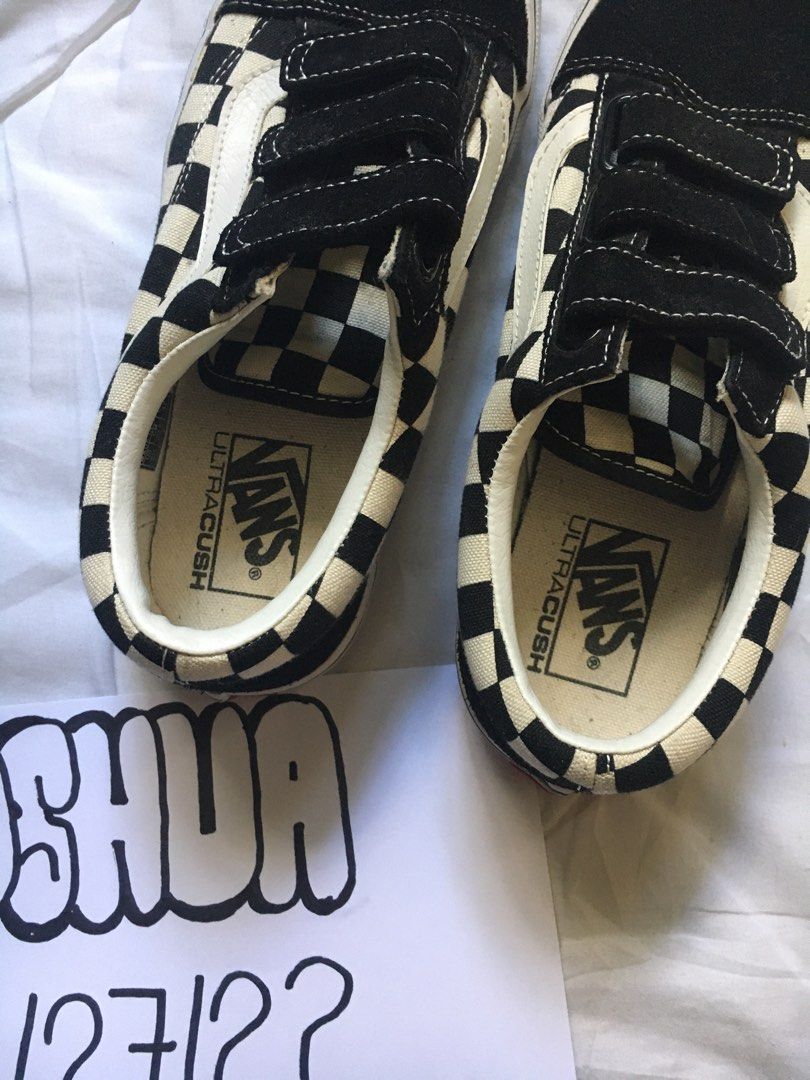 VANS OS VELCRO CHECKBOARD, Women's Fashion, Footwear, Sneakers on Carousell