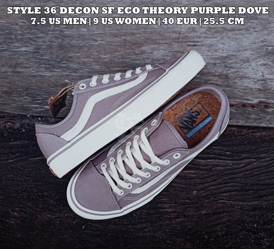 VANS STYLE 36 DECON SF ECO THEORY PURPLE DOVE, Men's Fashion, Footwear ...