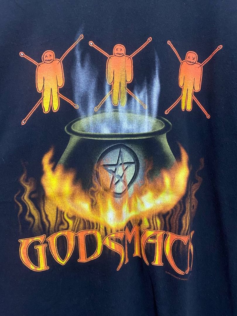 Vintage 90's Godsmack Voodoo Tour, Men's Fashion, Tops & Sets, Tshirts ...