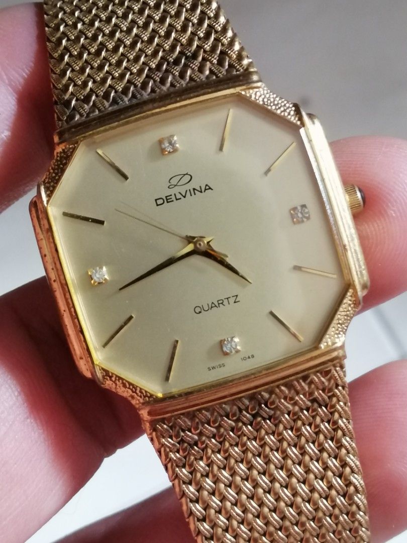 Vintage Delvina gent dress watch, Women's Fashion, Watches ...