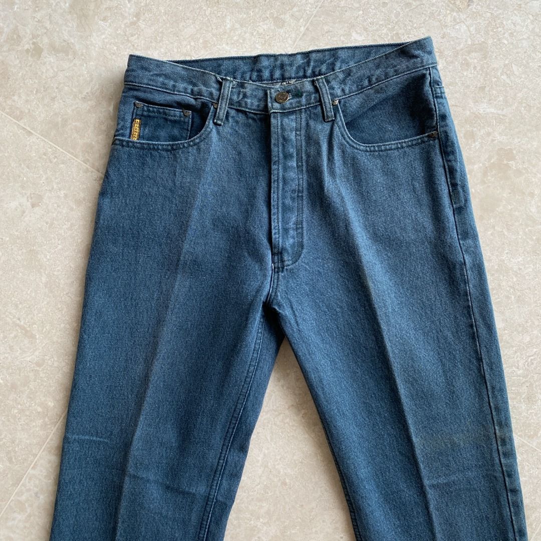 SALE - Vintage Emporio Armani Button Fly Denim Jeans, Men's Fashion ...