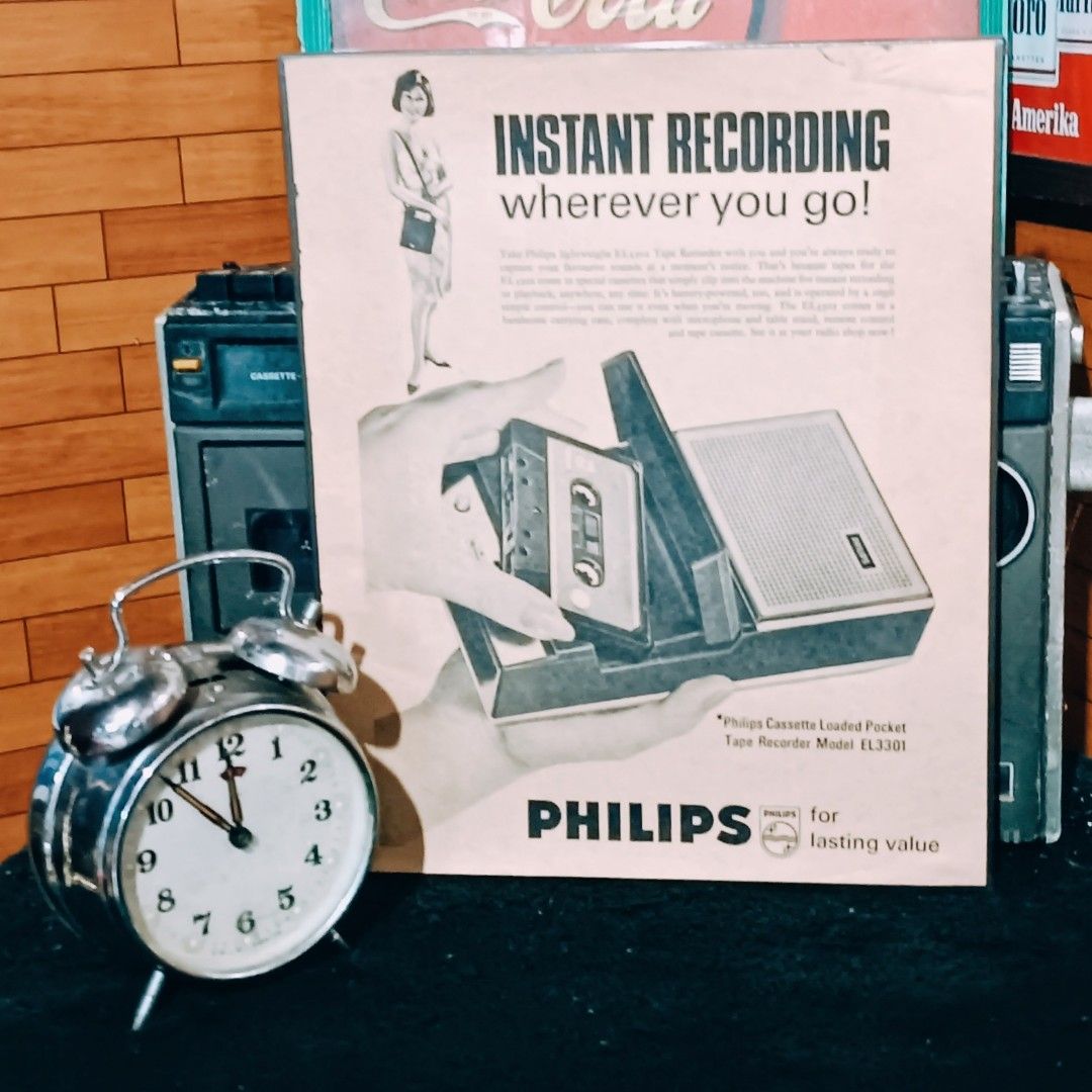 Vintage Poster Philips, Furniture & Home Living, Home Decor, Frames ...