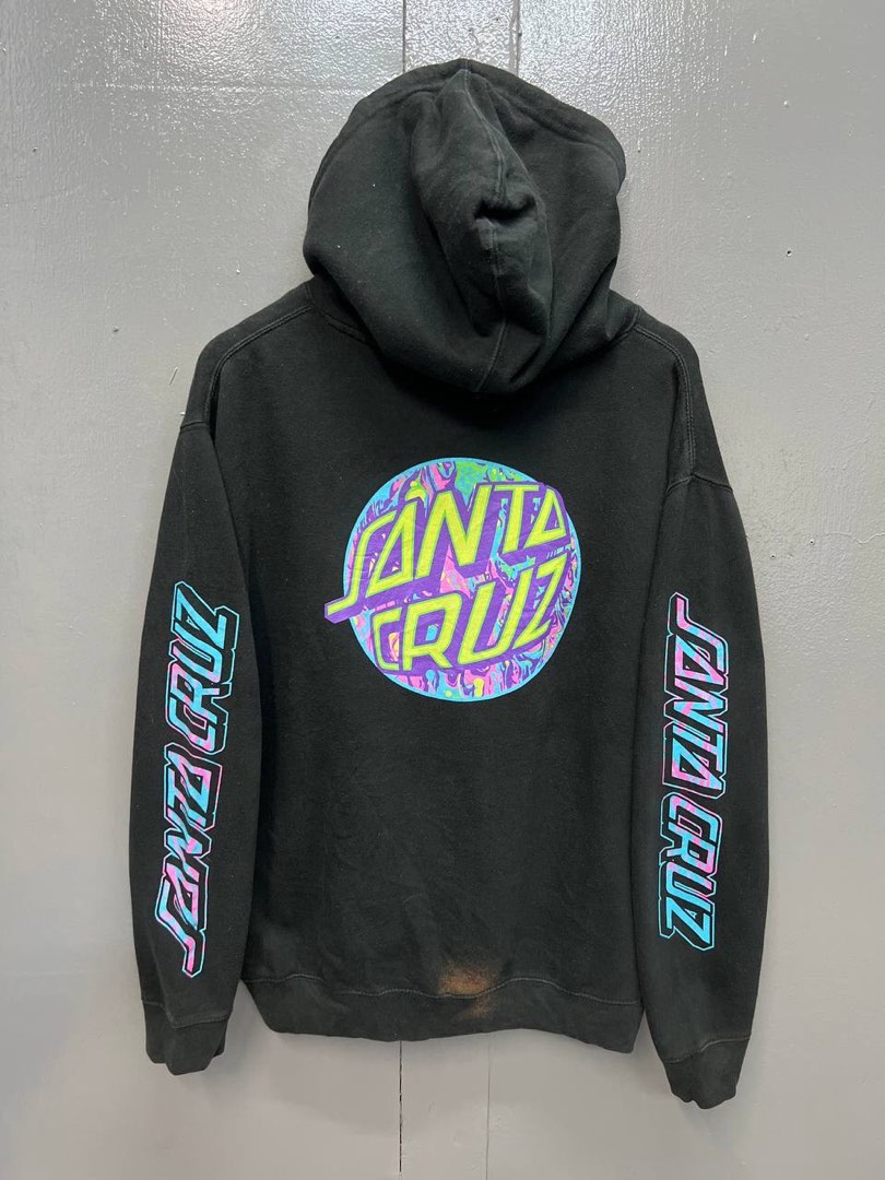 VINTAGE SANTA CRUZ HOODIE, Men's Fashion, Coats, Jackets and Outerwear ...