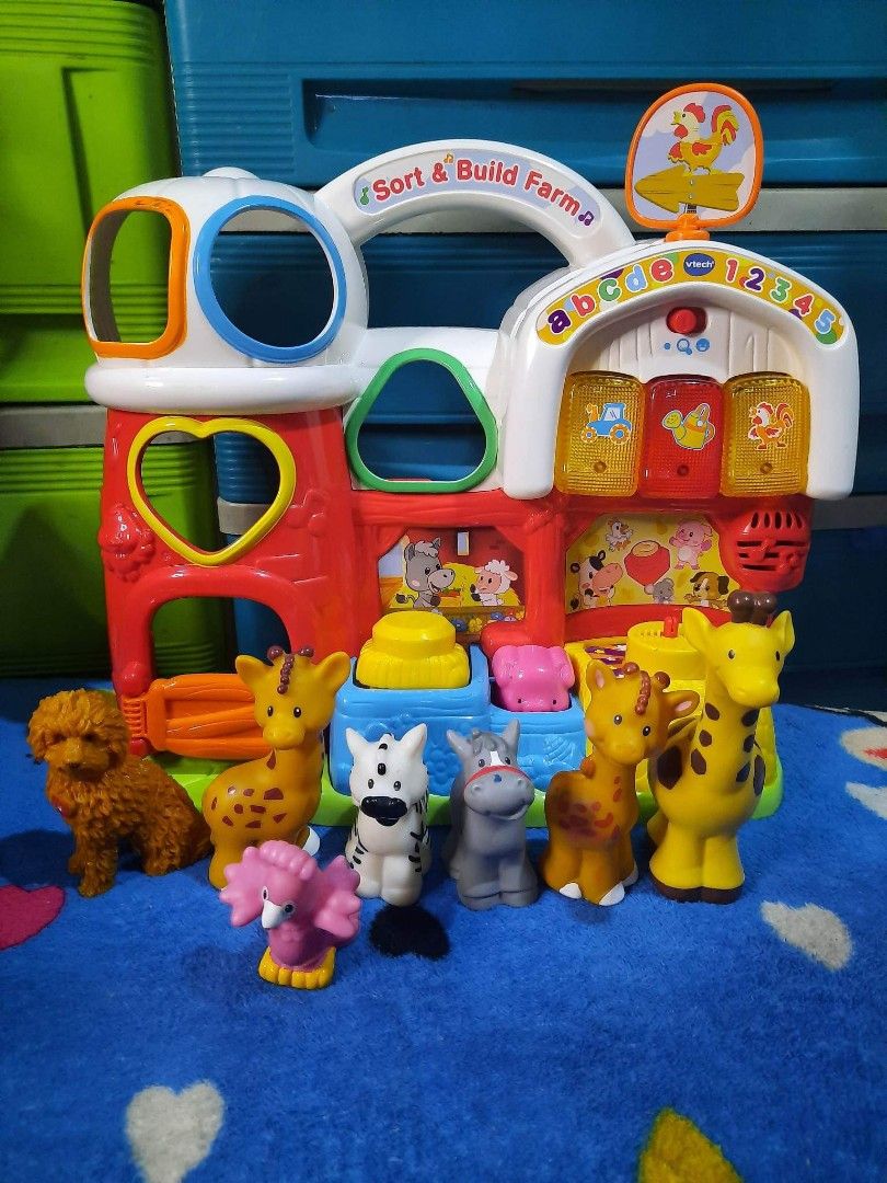 VTech animal farm educational toy, Hobbies & Toys, Toys & Games on ...