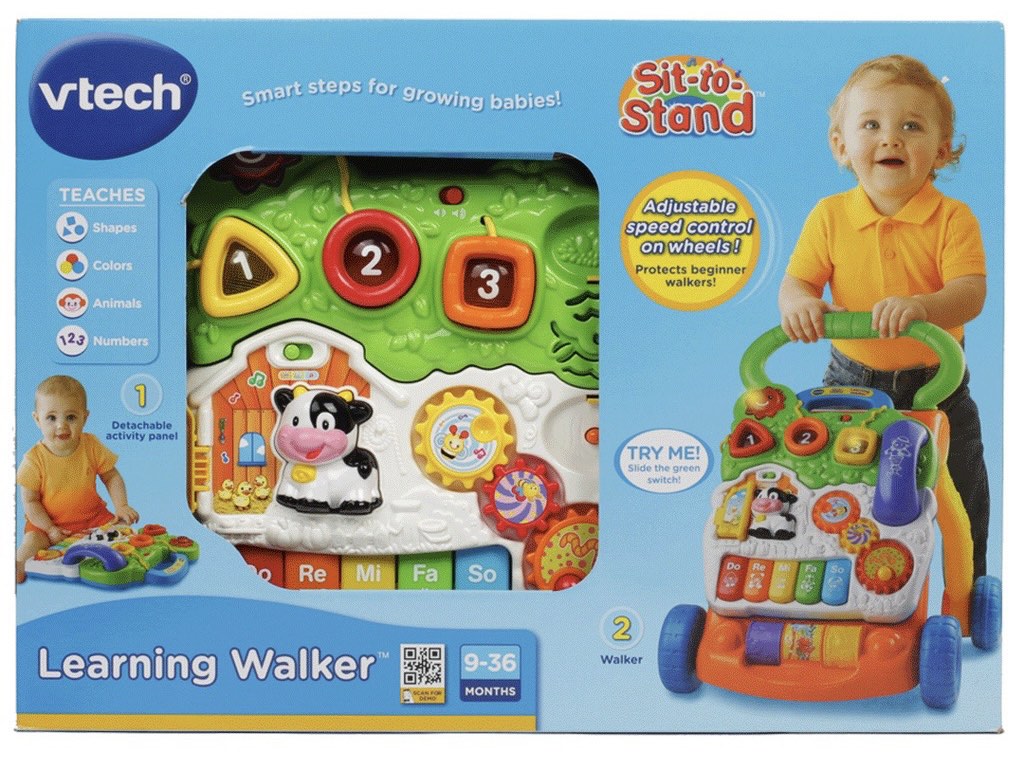 Vtech Learning Walker, Babies & Kids, Infant Playtime on Carousell
