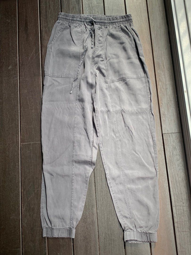 washed grey cargo pants, Women's Fashion, Bottoms, Jeans & Leggings on ...