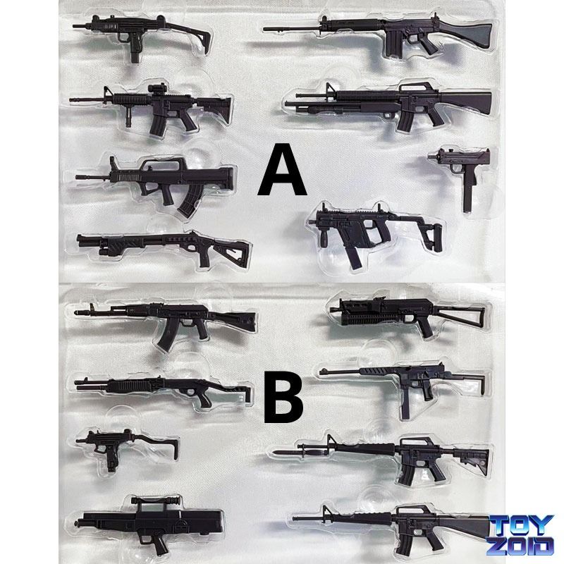 Weapon Set A or Set B 1/12 Scale Accessory Set for 6 inch figures ...