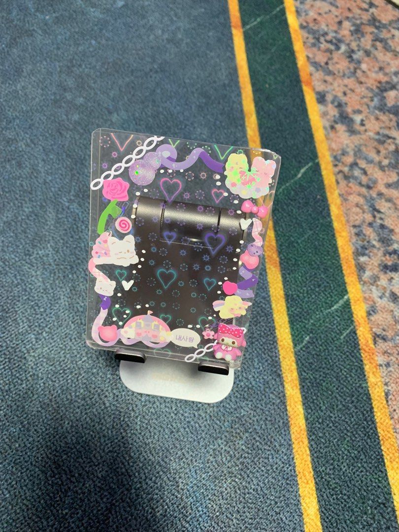 WTS decorated toploader kpop pc bts blackpink enhypen stray kids ateez ...