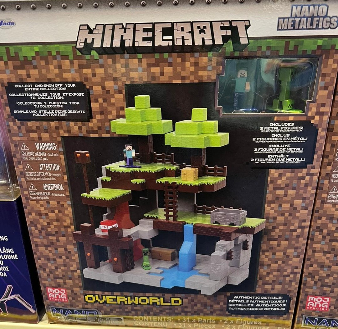 【英國代購直送YY】Minecraft Nano Scene Overwrold, 興趣及遊戲, 玩具 & 遊戲類 - Carousell