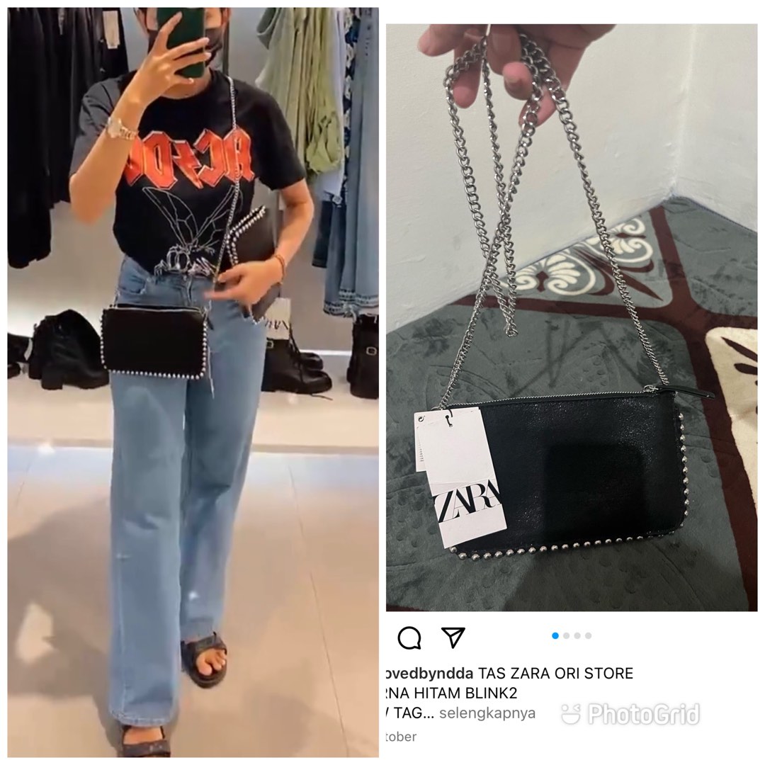 Zara Bag ORIGINAL NET, Barang Mewah, Tas & Dompet di Carousell