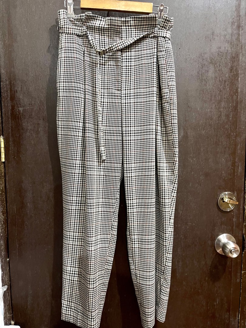 Zara HW trouser, Women's Fashion, Bottoms, Other Bottoms on Carousell