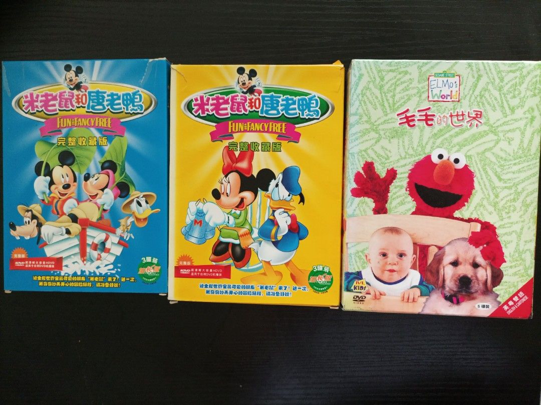 11 dvd Mickey mouse and Elmo children dvd, Hobbies & Toys, Music ...