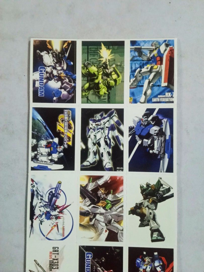 18 Pcs Mobile Suit Gundam Playing Cards/Kad Tepuk., Hobbies & Toys ...