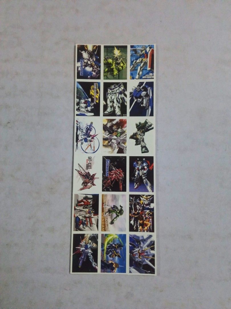 18 Pcs Mobile Suit Gundam Playing Cards/Kad Tepuk., Hobbies & Toys ...