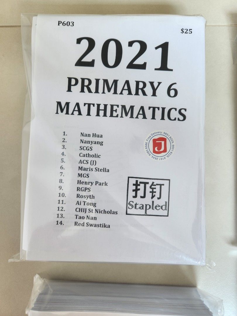 2021 PSLE paper, Hobbies & Toys, Books & Magazines, Assessment Books on ...