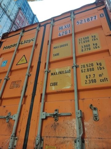 40FT GP Class B Container van, Commercial & Industrial, Construction ...